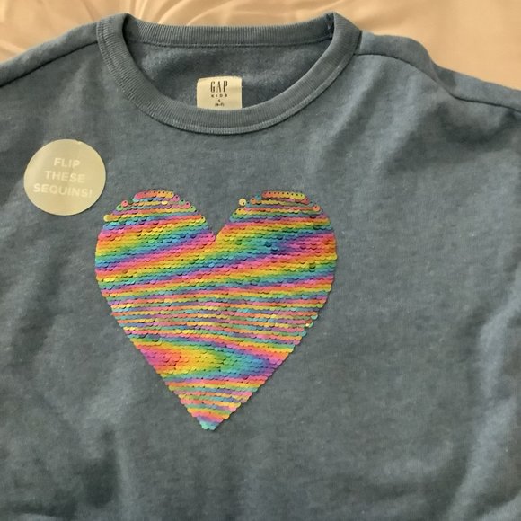 GAP | Shirts & Tops | Girls Sequin Flip Shirt | Poshmark